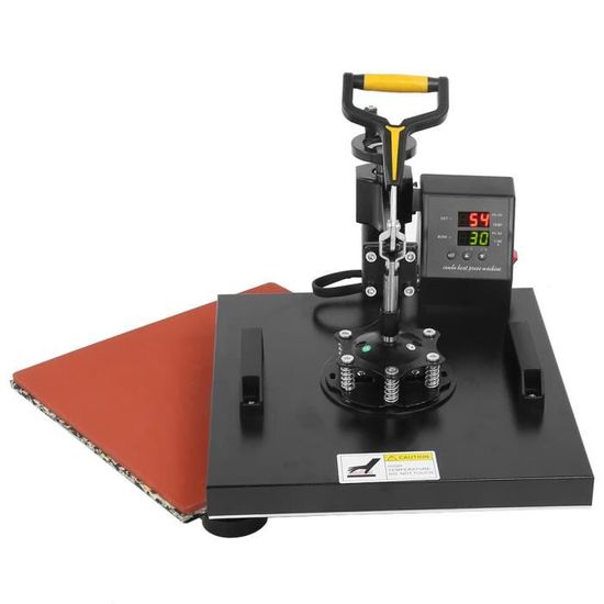 5 in 1 Presse à Chaud Textile Transfert Press Machine ,Imprimante à ...