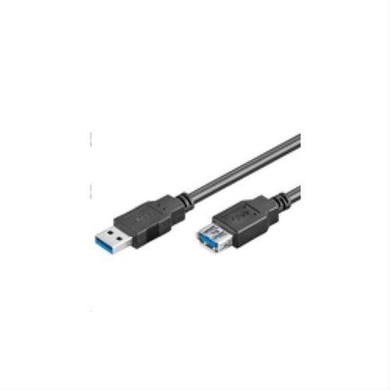 Câble USB - Microconnect - USB3.0AAF1B - 1m - Noir - USB A-A - Cdiscount Bricolage