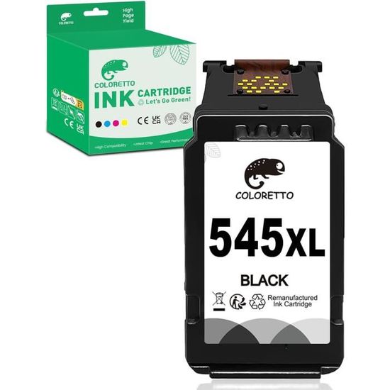 545 Xl Cartouches D'Encre Remanufacturées Pour Canon 545Xl Pour Canon ...