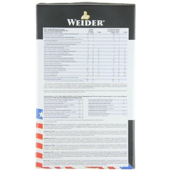 WEIDER Pot de Mega Mass 4000 Chocolat blanc / Praline 7kg - Cdiscount Sport