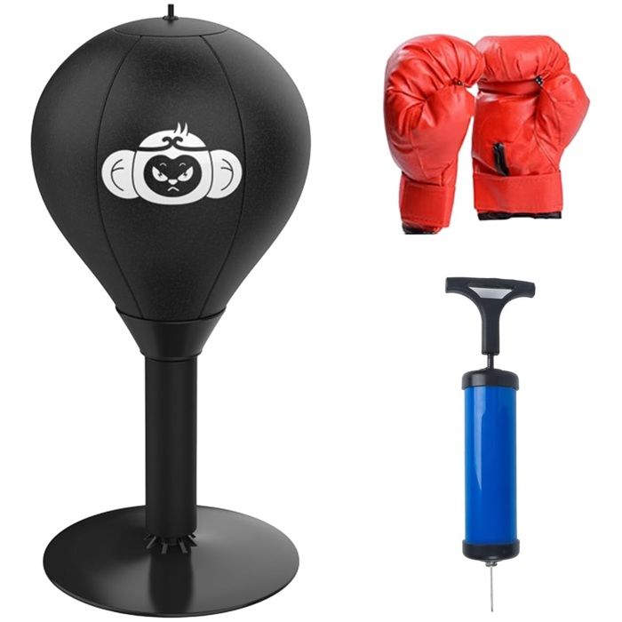 Mini Punching Ball de Bureau avec Ventouses Puissantes Antistress,pour ...