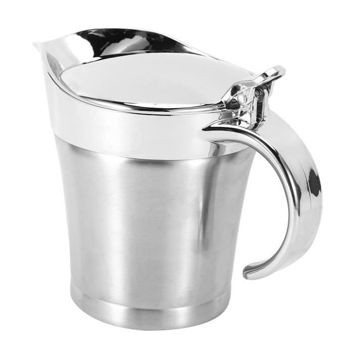 Pot de Sauce - AKOZON - Acier Inoxydable - Double Couche - Couvercle ...