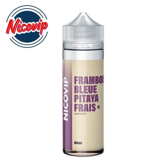E-liquide Nicovip Framboise Bleue Pitaya Frais 100 ml + 4 boosters de ...