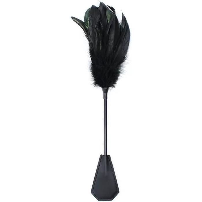 Play:Tease Feather Tickler Outil De Taquinerie Érotique Léger 2 En 1 Bdsm Fessée Jouet Sexuel ...