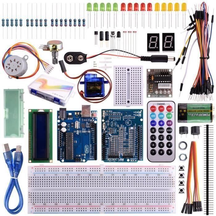 Super Kit de debutant de projet pour Arduino UNO R3 pour Nano Mini Mega ...