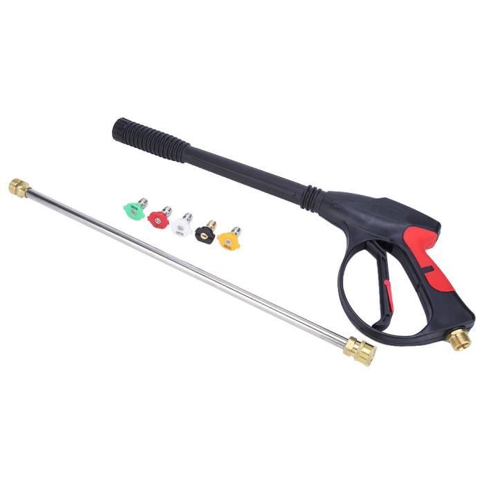 KAII Pistolet Pulvérisateur Puissant pour Nettoyeur Haute Pression avec 5 buses Maximum 4000 PSI ...