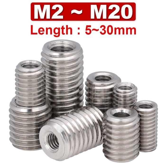 Entretoises de conversion à vis prolongées écrous intérieurs et ...