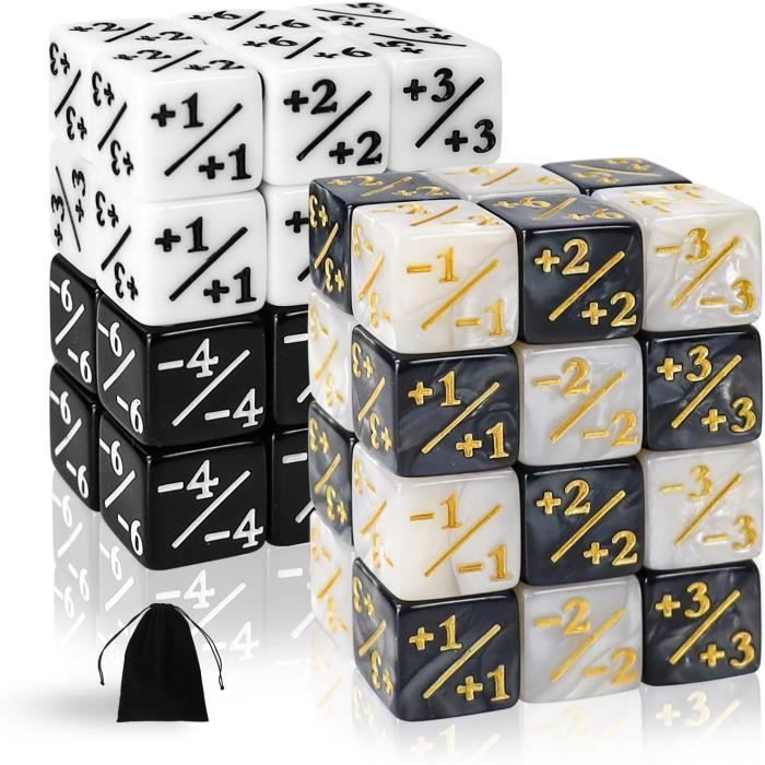 Jeu De Dés Token Cube Magic The Gathering Glitter Sparkle Dice, Cube De Loyauté Starry Marble D6 ...