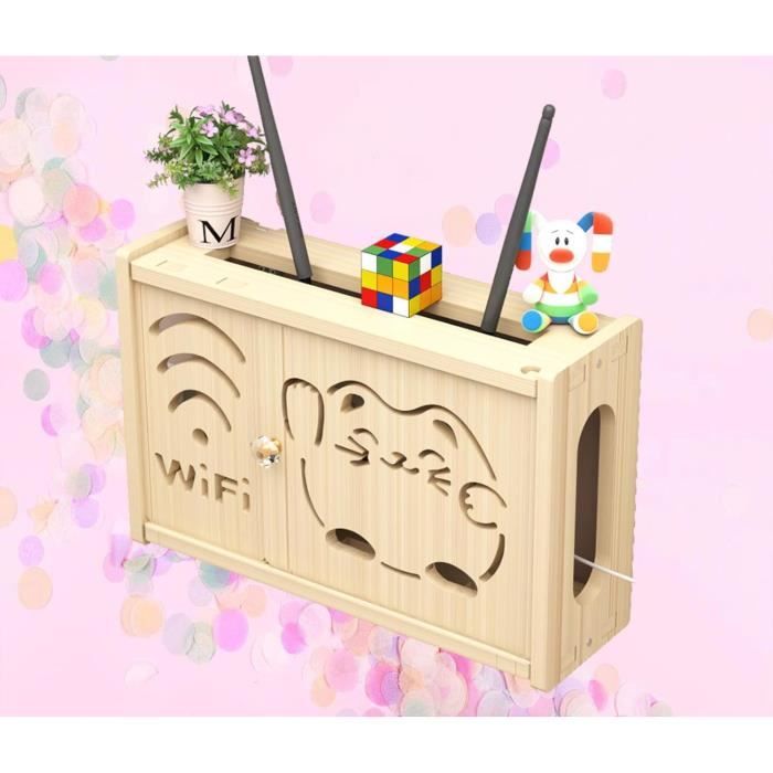 Rangement Box Internet Mural Étagère Tv Boite De Rangement Murale ...