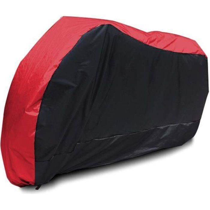 GOD07628-Housse Bache MOTO Couvre-Moto scooter Taille XL 245cm Rouge ...