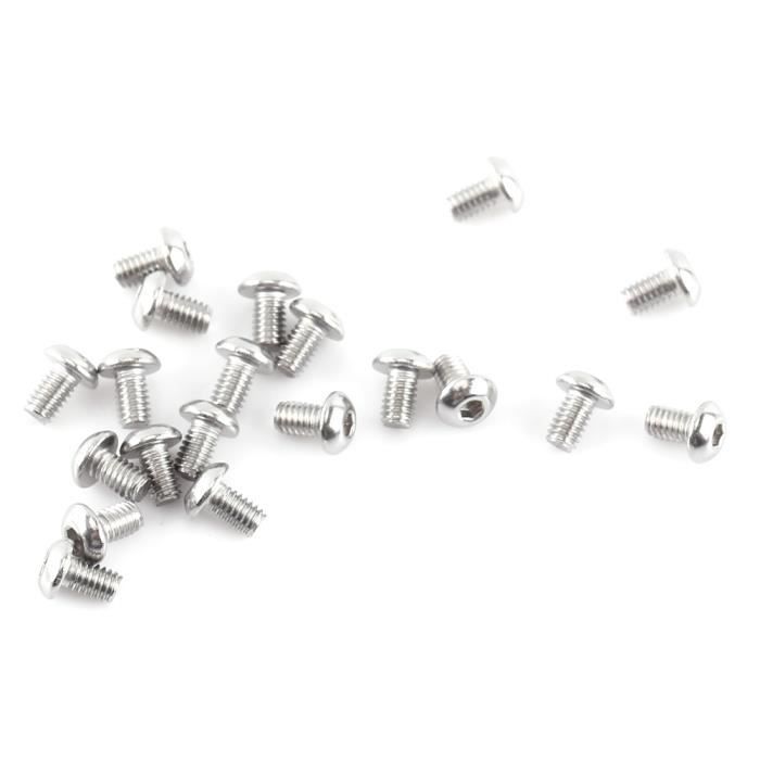 Vis à six pans creux - MINIFINKER - Assortiment de boulons et d'écrous hexagonaux en acier ...