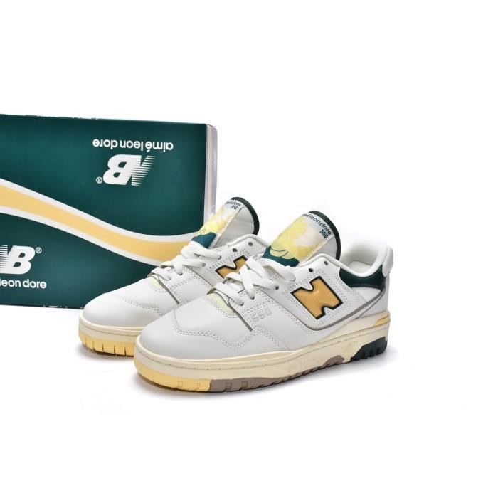 BASKETS X Rich Aimé Leon Dore x NEW-BALANCEX NB 550 Green Yellow ...