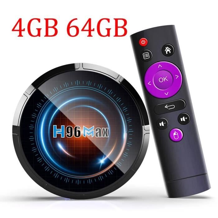 Box Android TV - LEMFO - H96MAX H618 - Quad Core - WiFi 6 - 6K - 32 Go/64 Go - Cdiscount TV Son ...