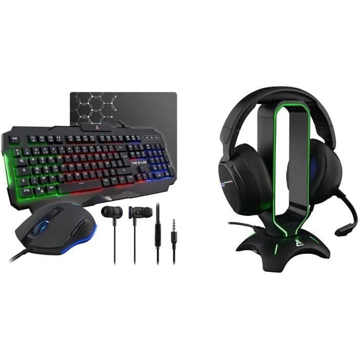 Combo Helium - Ensemble Gaming 4 En 1 - Clavier Gamer Azerty ...
