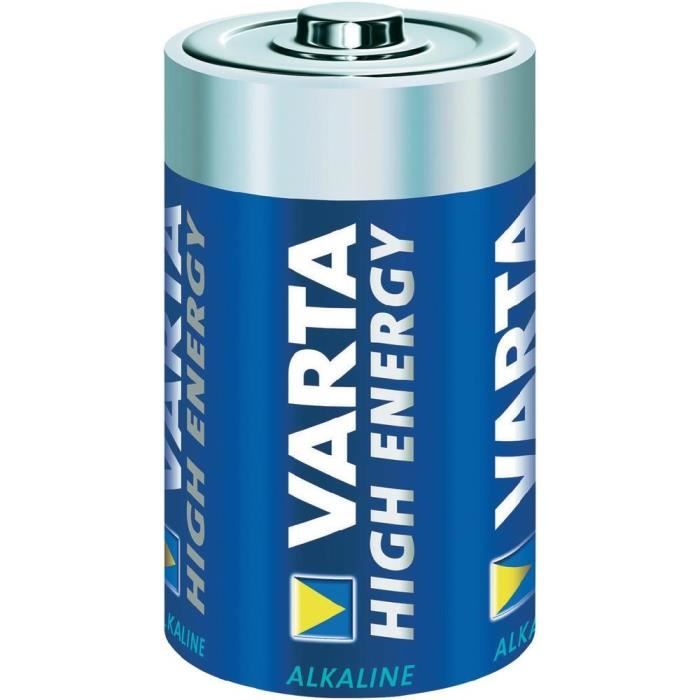 4 piles C (LR14) alcalines 1,5V Varta High Energy - Cdiscount Bricolage