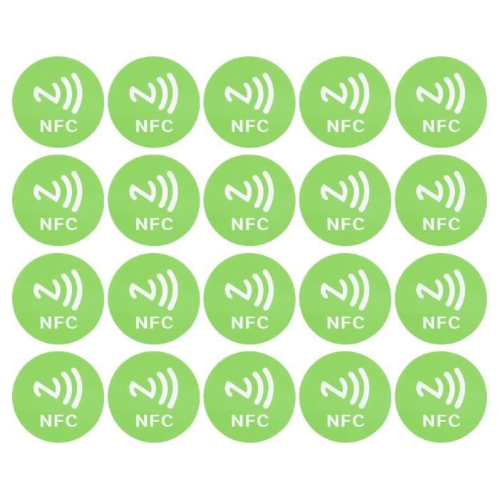 Zerone 125KHz NFC Stickers 20pcs NFC Stickers 125KHz Anti Interference ...