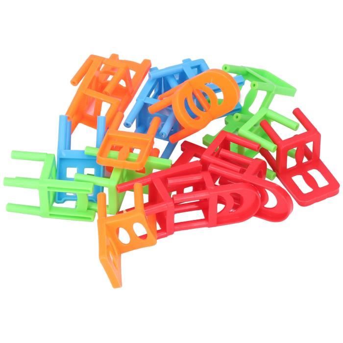 Zerodis Jeu de chaise empilable Enfants Équilibrage Chaise Jouet ...
