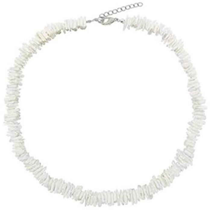 Collier QS92G Fait à la main Hawaii Wakiki ras du cou pour femmes Puka ...