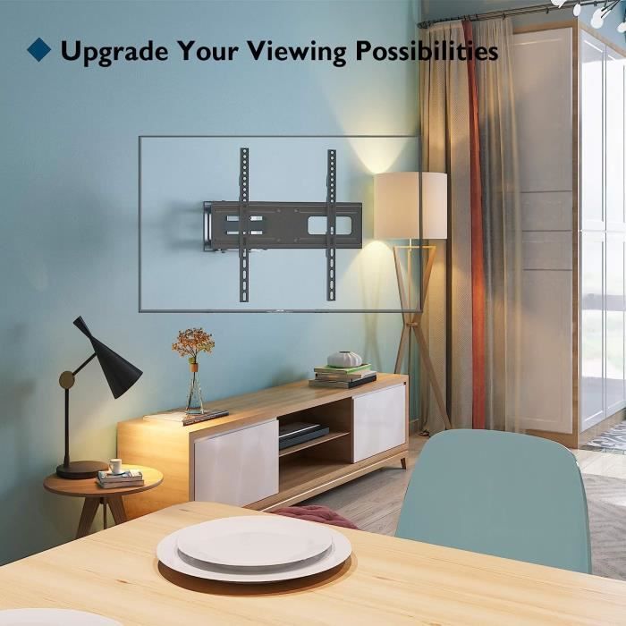 Mural Support TV Orientable et Inclinable pour LED-LCD-Incurvée de 23 ...
