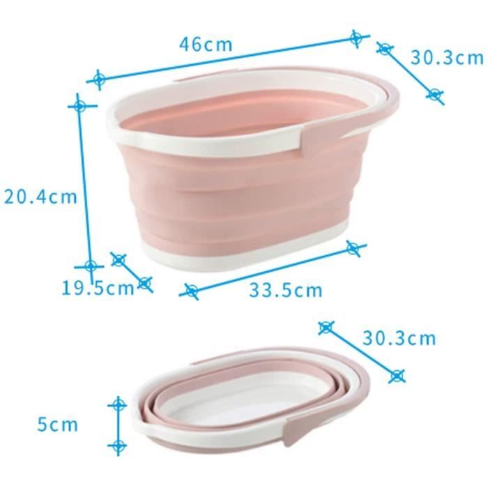 BASSINE CUVETTE Lavabo Bassin pliable - Bucket rectangulaire domestique ...
