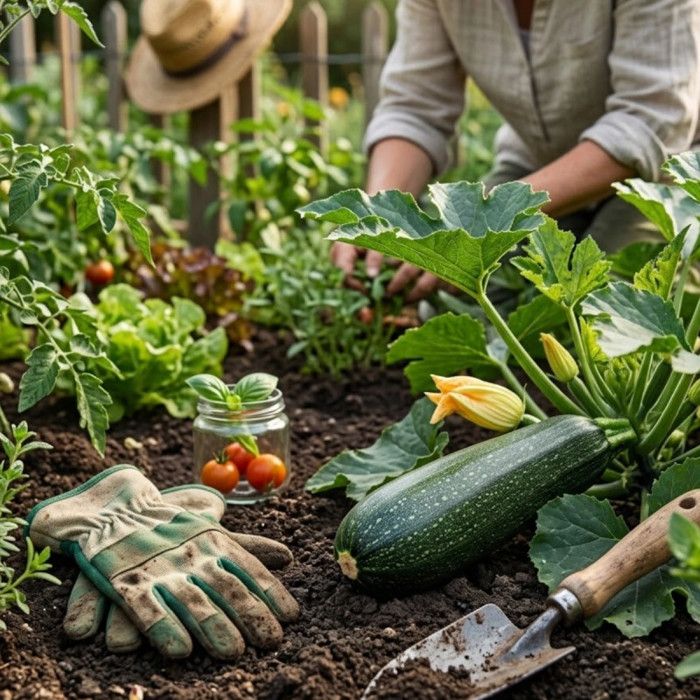 Plant de Courgette Astia HF1 - Cdiscount Jardin