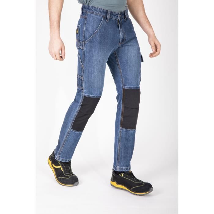 Pantalon de travail - RICA LEWIS - Coupe charpentier - Taille haute ...