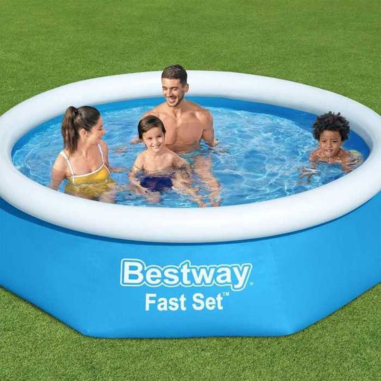 Piscine Gonflable Ronde Bestway 244x66 cm 57265 - Cdiscount Jeux - Jouets