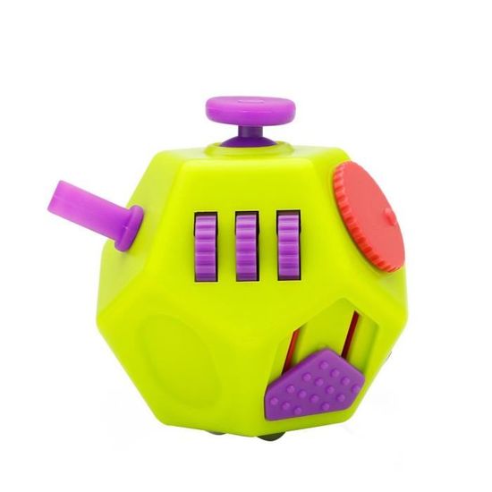 Fidget Cube Toy 12 Sides Hand Dodecahedron Toys Every Day Carry Fidgets ...