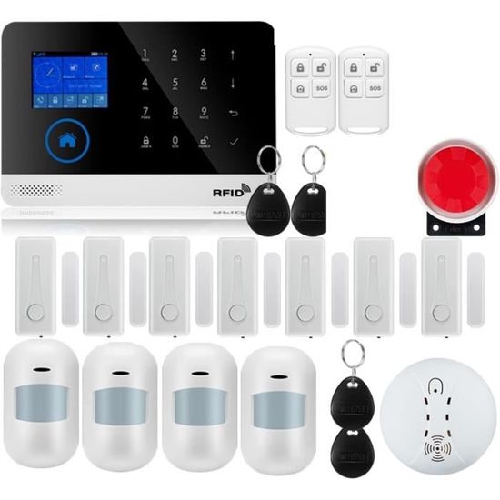 Système D'Alarme Antivol Quadri-Bande Sans Fil Tuya Wifi Système D ...