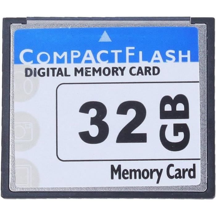 Carte mémoire flash compacte 32 Go (blanc et bleu) [386] - Cdiscount ...