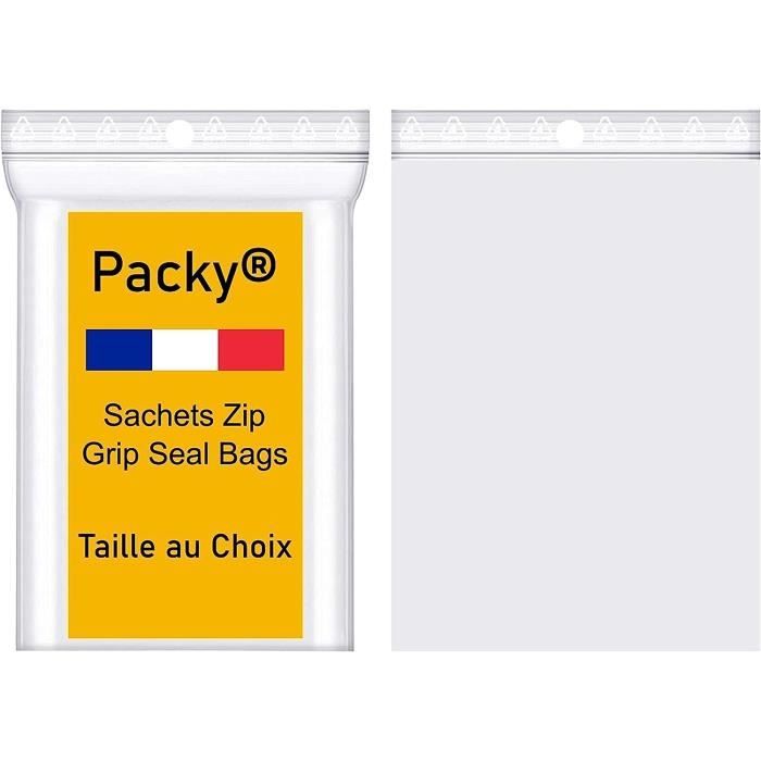 Sachets Zip - Sachet Plastique Transparent - 24 Tailles Disponibles Sac ...