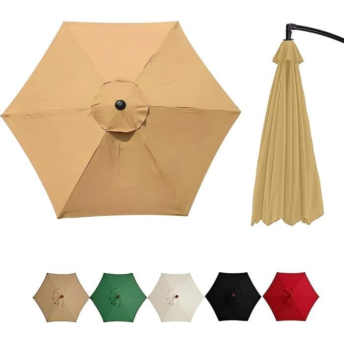 Toile De Parasol À , Housse De Rechange Pour Parasol ( Color : Khaki ...