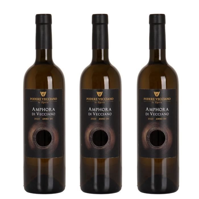 3 bouteilles de Grechetto Gentile IGP Rubicone - Podere Vecciano ...
