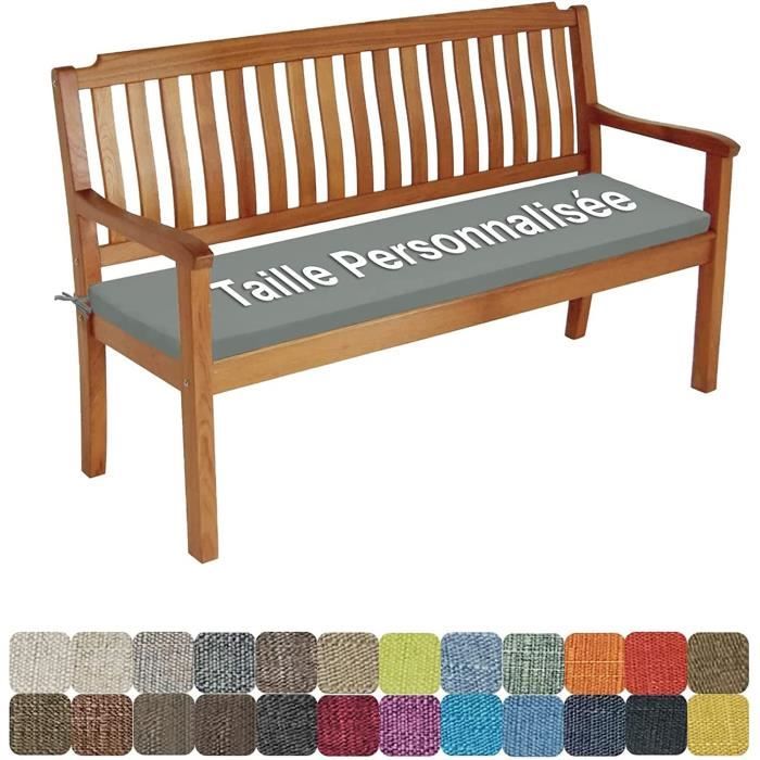 Coussin Banc Exterieur Taille Personnalisée,Coussin de Siège en Mousse Imperméable,Coussin ...