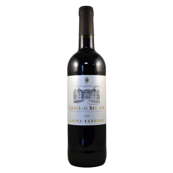 Château BEL AIR MDC HVE 3 2018 AOP SAINT ESTEPHE -Vin rouge de Bordeaux - 75cl - La cave Cdiscount