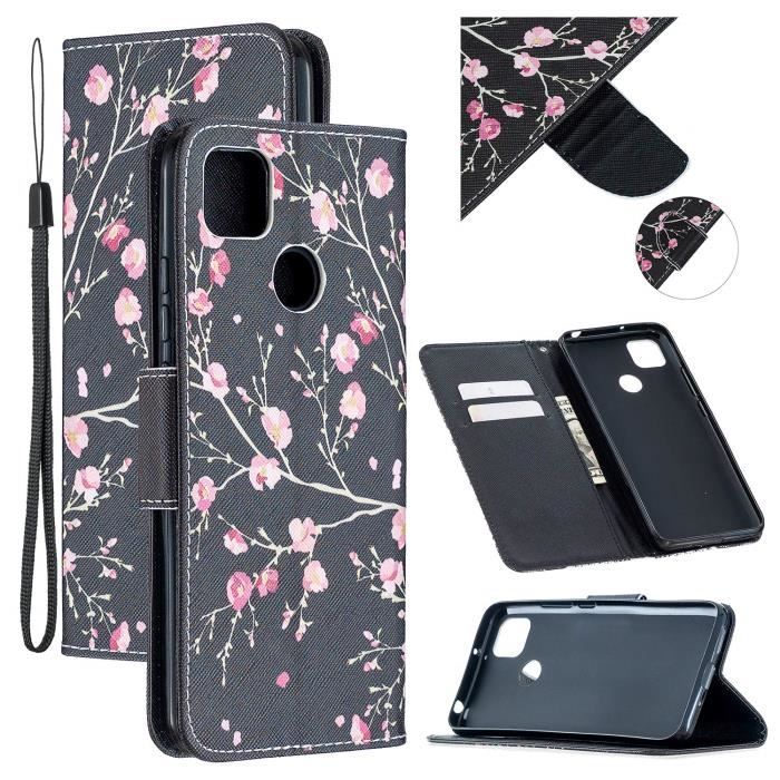Flip PU Portefeuille Cuir pour for Xiaomi Redmi 9C Étui en Cuir Peint ...