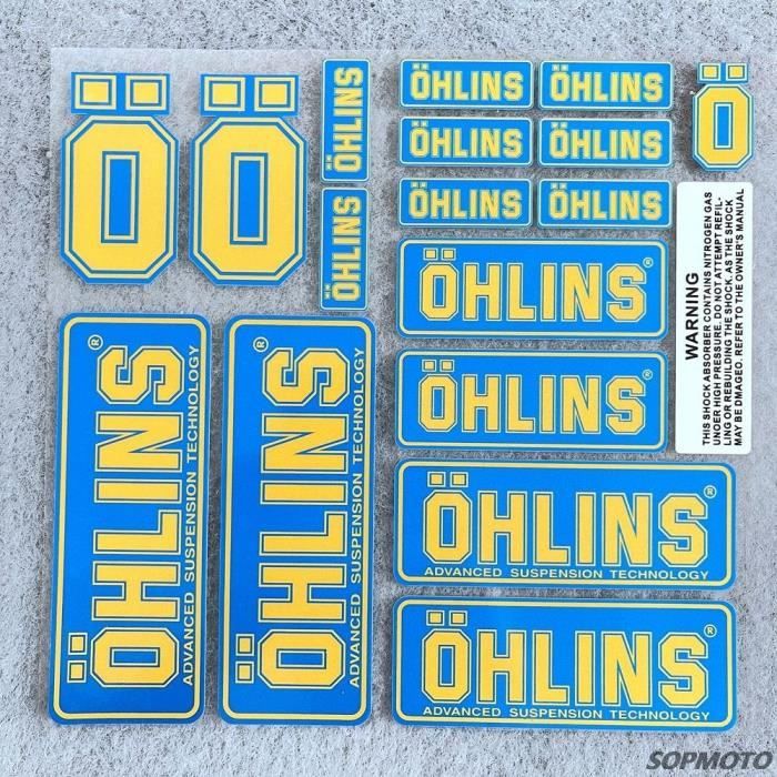 Ohlins - autocollants réfléchissants étanches, Logo de qualité, pour ...