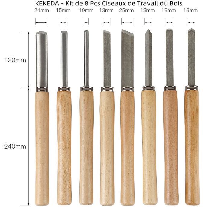 OUTIL DE SCULPTURE!!! Outil de sculpture - Kit de 8 Pcs de Travail du ...