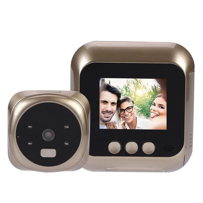 Visionneuse électronique de porte, sonnette de porte intelligente ...