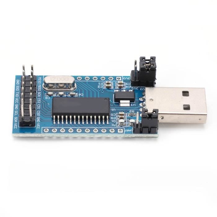 EJ.life Module convertisseur de port parallèle Module de port parallèle USB vers UART I2C SPI ...