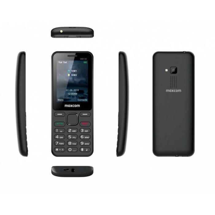Maxcom FEATURE PHONE 2G PANT 2.4 BLACKGSM BAT 800 MAH.CAMERA VGA IN ...