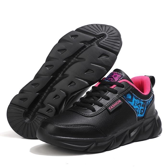 Basket Femme Chaussures Feminine Respirante Chaussure Baskets Rouge ...