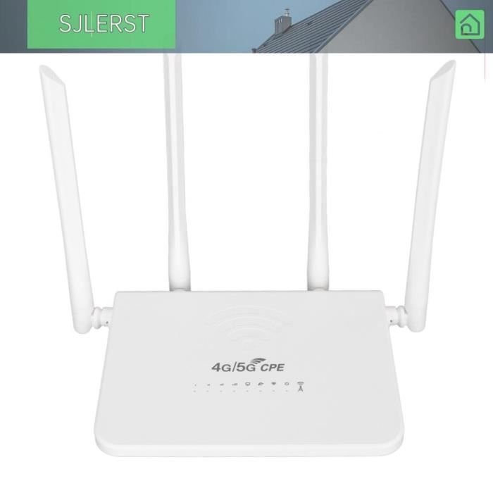 Sjlerst Routeur WiFi 4G Router WiFi 4G 300 Mbps SIM Standard SIM Card ...