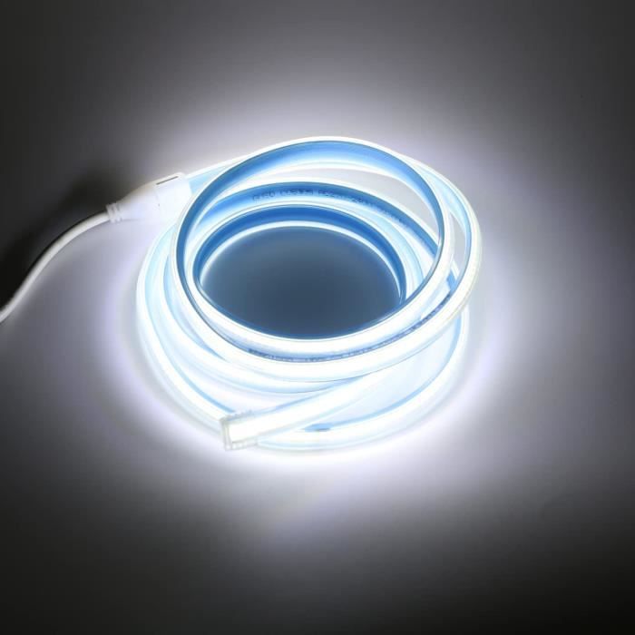 Pcning 220V COB LED Bande 1M 15 Watt IP67 Etanche Bandeau avec ...