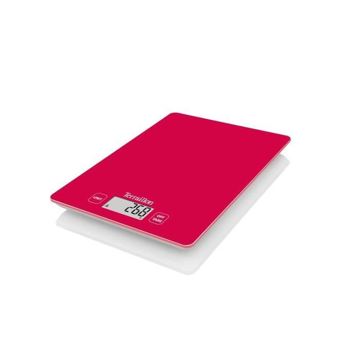 TERAILLON - Balance de Cuisine FIRST RED- Capacité 3 kg - Tare ...
