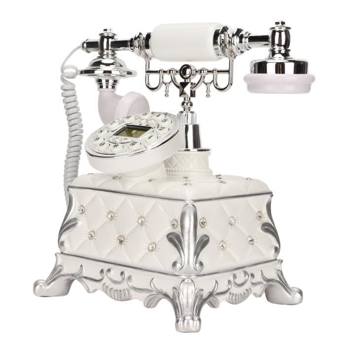 Tbest Retro Telephone, Classical European Style Telephone Clear Stable ...