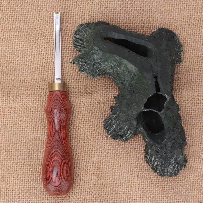 TMISHION outil de bordure en cuir Maroquinerie Edge Beveler Skiving DIY ...