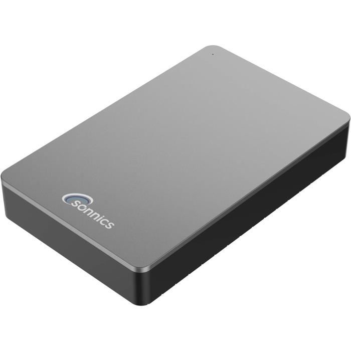 2 To Gris Disque Dur Externe Bureau 3,5" Usb 3.0 Pour Pc Windows, Mac ...