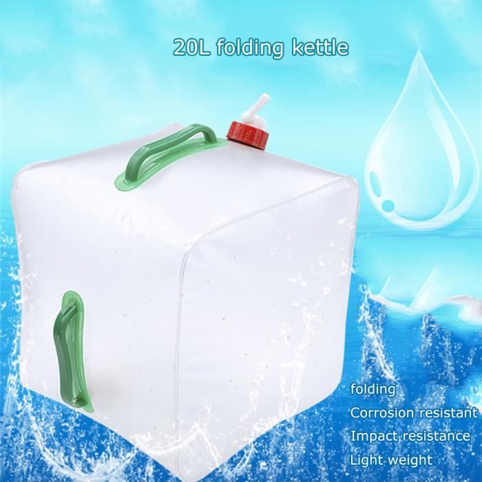 YOSOO Récipient d'eau pliable extérieur Conteneur d'eau pliable en ...
