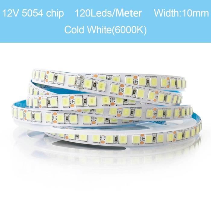 BANDE LED,Cold White-120 LEDs per Meter-5m--Bande lumineuse Flexible à ...